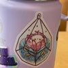 Cute Terrarium Stickers/ Matte Holographic/ Kawaii/ Die Cut Stickers ...