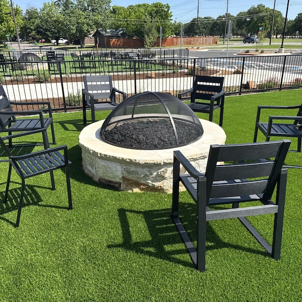 Lift off Dome Fire Pit Safety Screen 304 Stainless Mesh Steel, Round ...