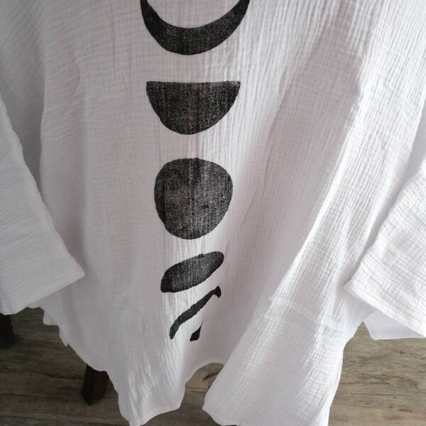 Handmade 3 Layer Muslin Bathrobe, Cotton Kimono Robe - Cozy Unisex ...