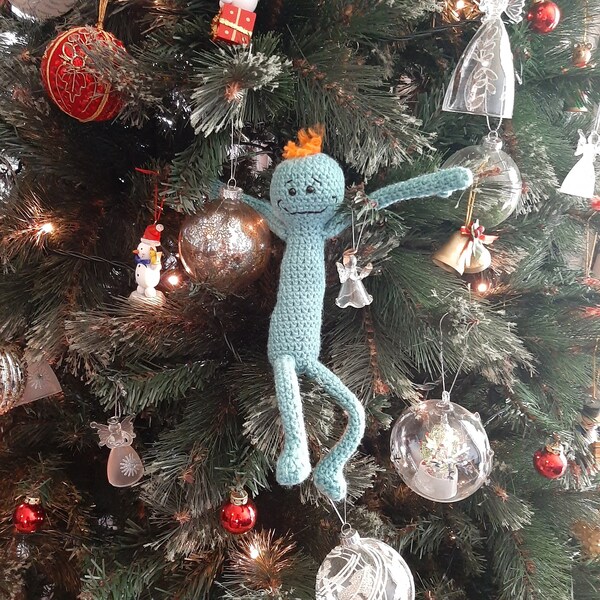 Mr Meeseeks Inspired Doll *** CROCHET PATTERN*** - Etsy