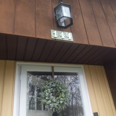 House Address Wall or Post Handmade Tiles. With or Without Holes. 4 3/4 ...