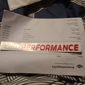 Upright Sticker Fiesta MK8 - Etsy