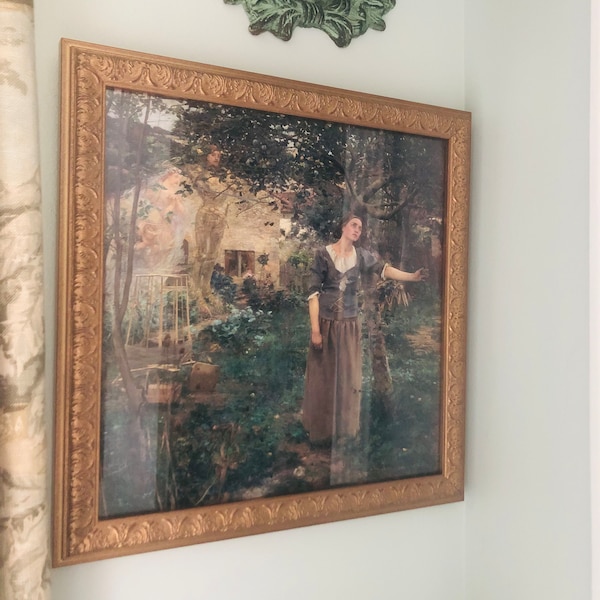 Ornate Gold Picture Frame- Antiqued Gold Photo Frame- Custom Picture ...