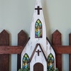White Primitive Church - Etsy Canada