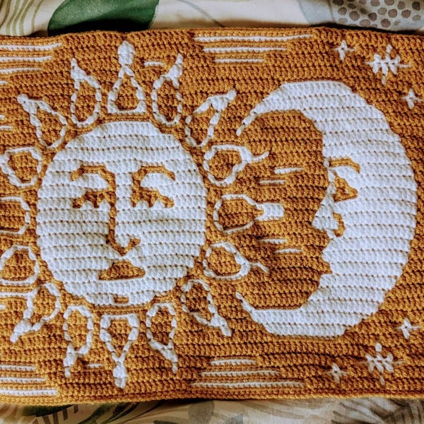 Sun & Moon Mosaic Crochet Pattern by Sixel Design - Etsy
