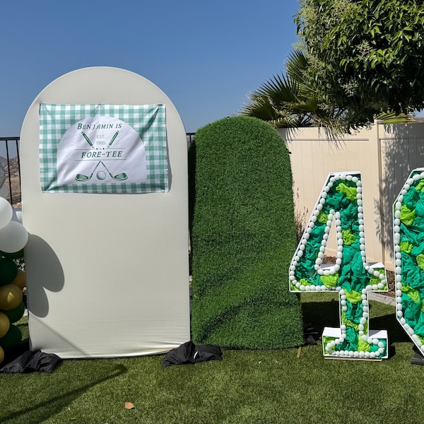 Golf 40th Birthday Sign, Fore-tee Birthday Decorations, Fore-tee and ...