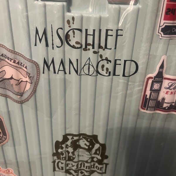 Mischief Managed Decal, Harry Potter Sticker, Car Sticker, HP Decals ...