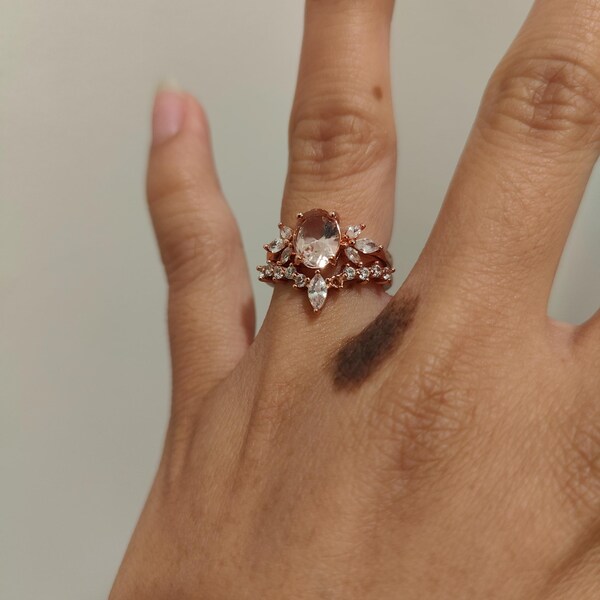 Enchanted Moonstone Ring, Promise Ring, Simple Ring,rainbow Moonstone ...