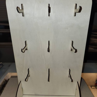 Laser Cut Keychain Display Stand Svg Files, Vector Files for Wood Laser ...