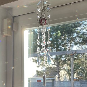 Beautiful Hand Strung Victorian Mobile With Large Crystal Prism - Etsy