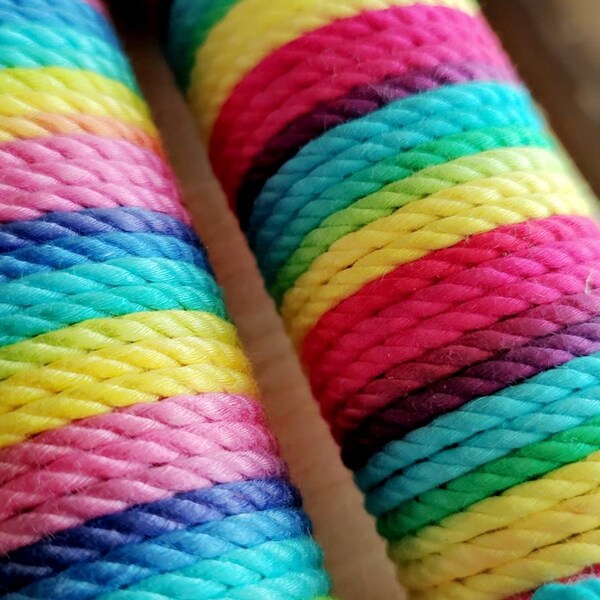6.0mm Chunky Braid Cotton Cord Basket Sewing Rope 50yards a Full Hank ...