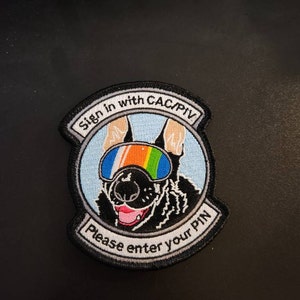 The Goodest Boy Military Email Dog Full Color Stitched Patch - Etsy
