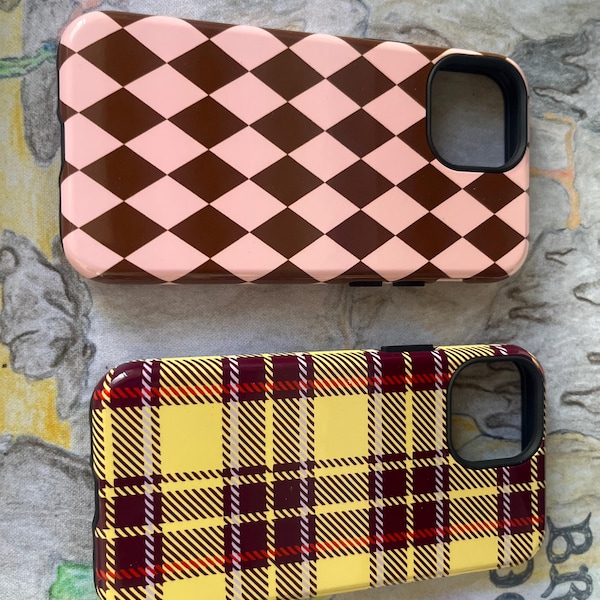 Blue Pinstripe Phone Case | Classic Striped Design | Simple & Cute ...