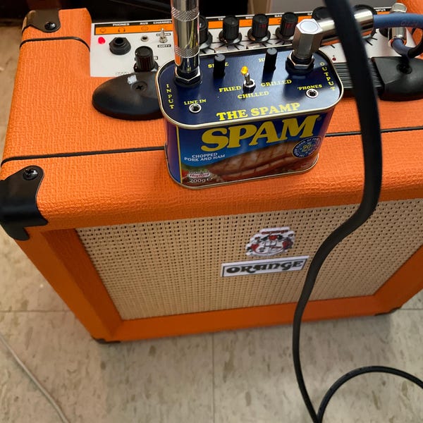 THE SPAMP PLUS Guitar Practice Amplifier and Distortion Effect With ...
