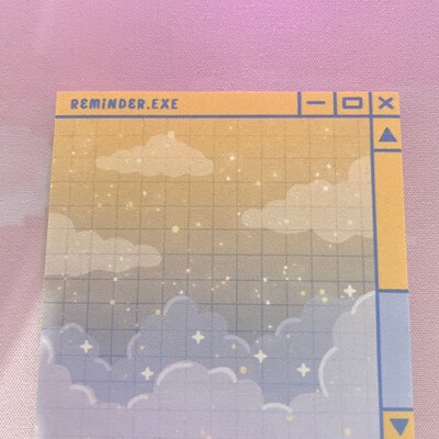Reminder Aesthetic Sticky Note - Etsy