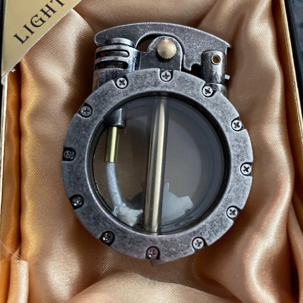 Steampunk Pipe Lighter – Handmade Vintage Fire Gift for Men | Gothic ...