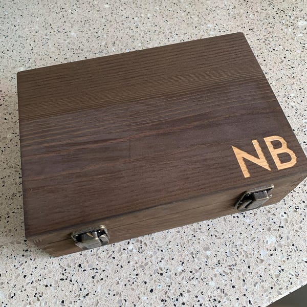 Personalized Wooden Gift Box, Engraved Name Box, Wooden Keepsake Box ...