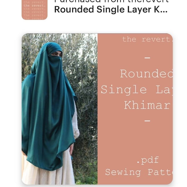Simple Abaya Sewing Pattern (.pdf) | 1.45m-1.41m Tall | - Etsy
