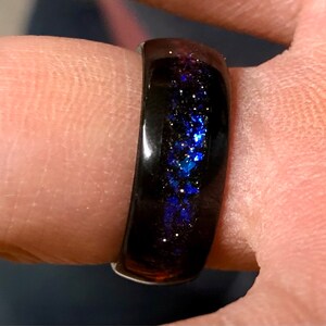 Orion Nebula Ring Tungsten Outer Space Ring 8mm-6mm-4mm Man - Etsy