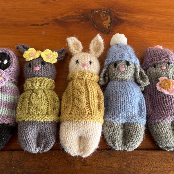 Pocket Buddies No2 - KNITTING PATTERN (with Bonus) - Etsy
