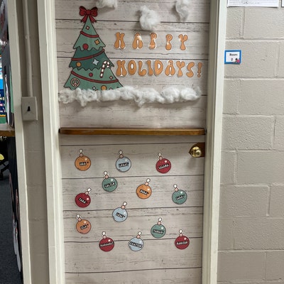 Editable Name Tags for School, Retro Van Bulletin Board, Cubby Tags ...