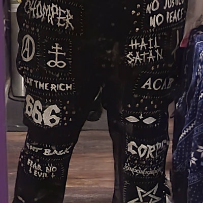 Custom Order Crust Pants Punk Trousers - Etsy