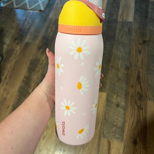 White Daisy Tumbler Decals Floral Custom Travel Mug Decals Water Bottle ...