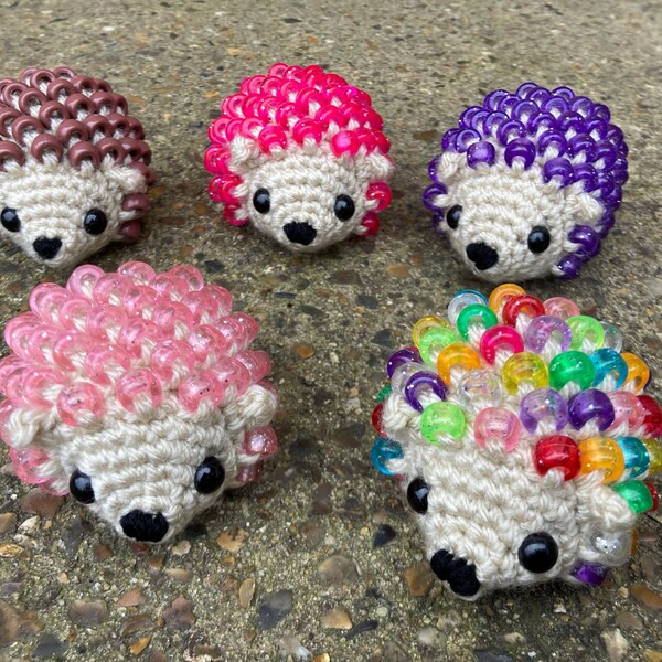 Beaded Fidget Hedgehog Crochet Pattern Crochet Fidget Toy Fidget ...
