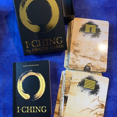 I-ching Oracle Kit Deck Cards Set Tarot Card Booklet Divination Magick ...