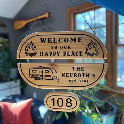 Custom Camping Sign Custom RV Sign Custom Camp Decor Sign - Etsy