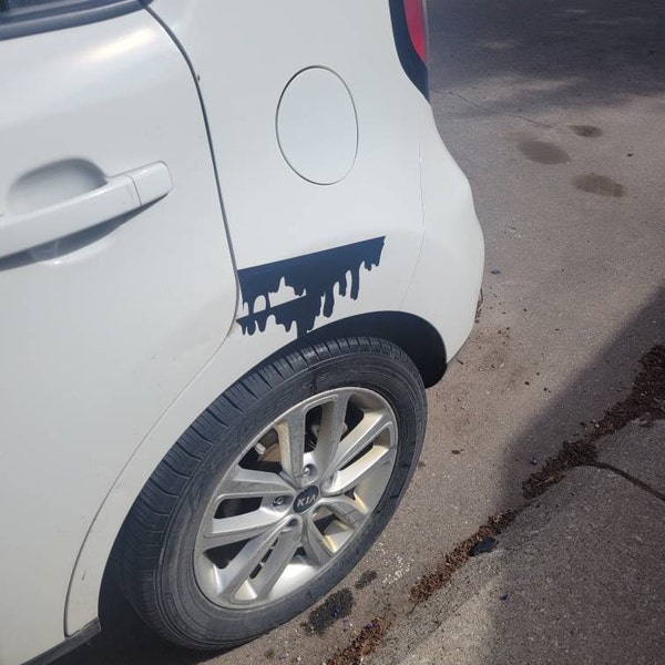 Blood Flowing Dripping Custom Car Truck Van Window or Bumper Sticker ...