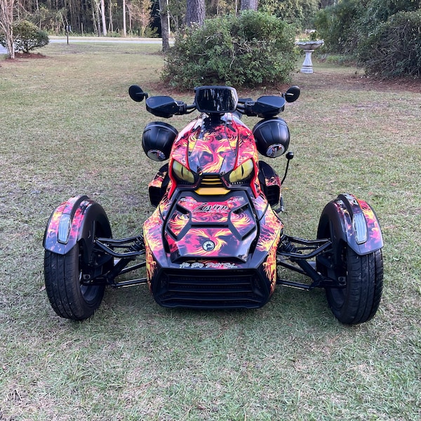 Can Am Ryker Sport 600 900, Ryker Rally Graphic Wrap Decal Kit "phoenix ...