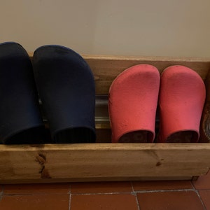 Handmade Upcycled Small Reclaimed Wooden Shoe Racks Rustic | Etsy