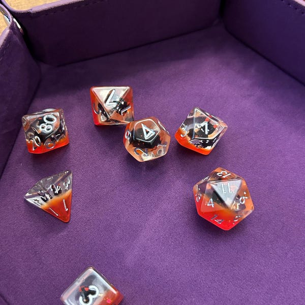 Metal Dice / Ice Storm / Dnd Dice Metal / Blue Luminance - Etsy