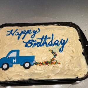 Handmade Edible Fondant RV Camping Cake Topper Set - Etsy