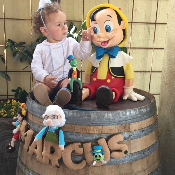 Pinocchio Name Banner, Pinocchio Felt Sign, Gepeto, Jiminy Cricket ...