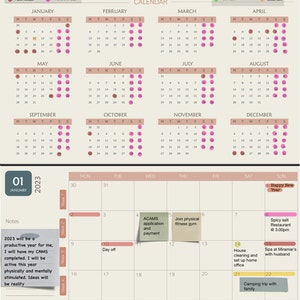 Printable Mini Calendar 2024 Mini Calendar 2024 3 X 3 - Etsy