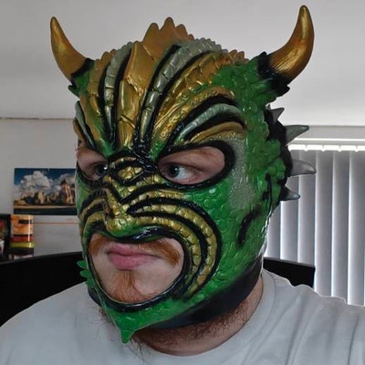 BANDIDO Wrestling Mask Luchador Costume Wrestler Lucha Libre Mexican ...