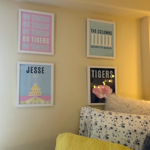 The University of Kansas Digital Prints - Etsy