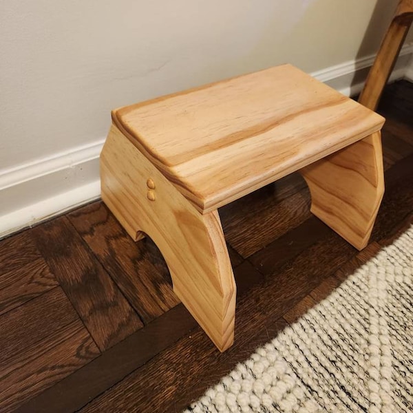 Unfinished Wooden Step Stool - Etsy