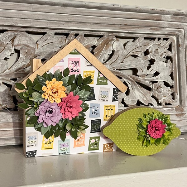 Midsize Red and White Peppermint Spark Tree Rustic Wooden Christmas ...