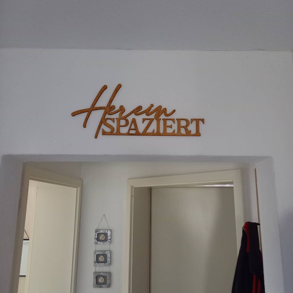 Hallway Decoration Welcome Sign L 3D Wooden Lettering L Wall Decoration ...