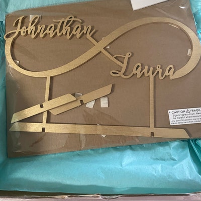 Personalized Infinity Name Sign, Infinity Sign With Names, 14wx9h ...