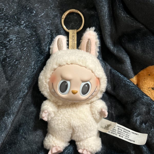 Popmart Labubu Doll Have a Seat Etciting Macaron Minmin Knitted Top ...