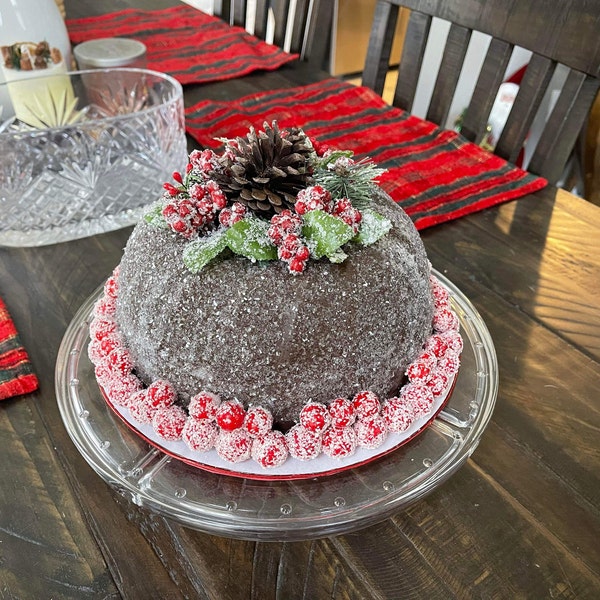 Christmas Bundt Cake, Fake Bake, Christmas Decorations, Holiday - Etsy