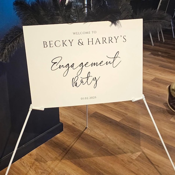 PINK FLORAL Hen Party Welcome Sign, A1, A2, A3 or A4, Bridal Shower ...