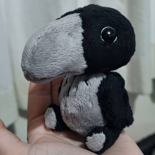 Crow Bird PDF Sewing Pattern Video Tutorial DIY Stuffed Toy Pattern ...