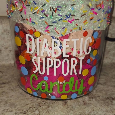 Funny Glass Candy Jar With Lid, Motivational Candy Jar, Therapist Gift ...