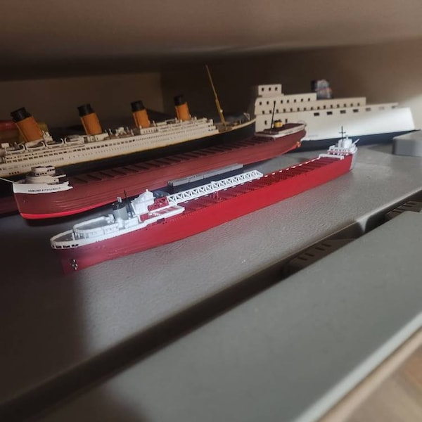 Arthur M. Anderson Freighter Ship Model, Self-unloader Version, 1 Foot ...