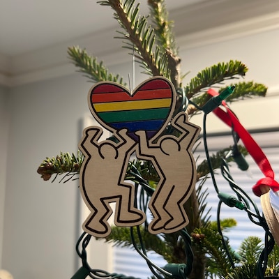 Pride Male Angel Tree Topper, Male Angel Topper, Wood Male Angel Tree ...